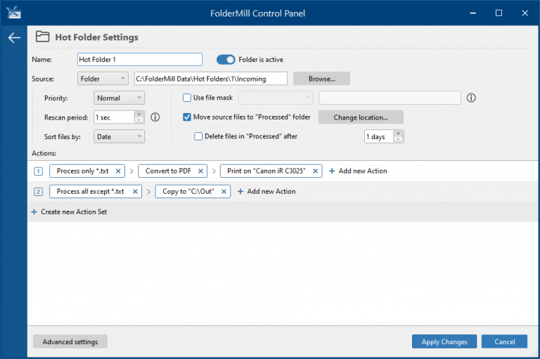 FolderMill User Guide - Hot Folder Printing & Conversion Software