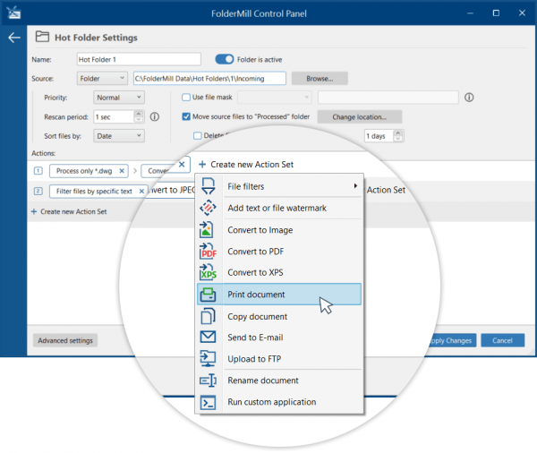 Automate Document Printing and File Conversion in Real Time - FolderMill