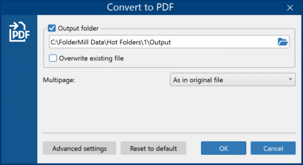 FolderMill User Guide - Hot Folder Printing & Conversion Software