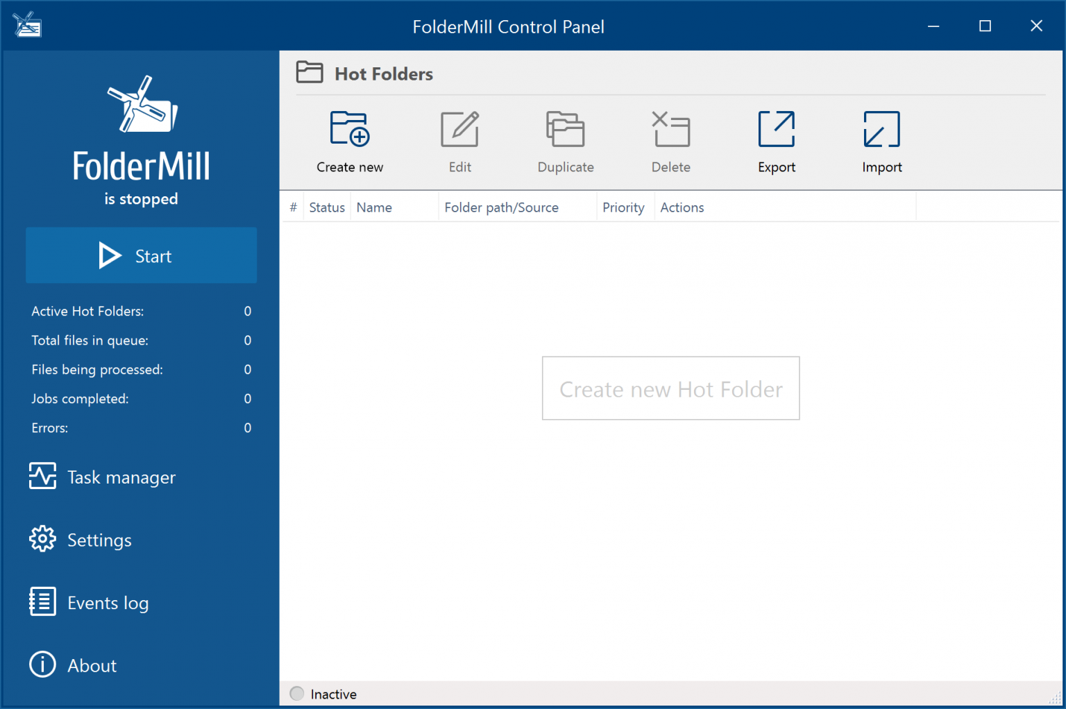 FolderMill User Guide - Hot Folder Printing & Conversion Software